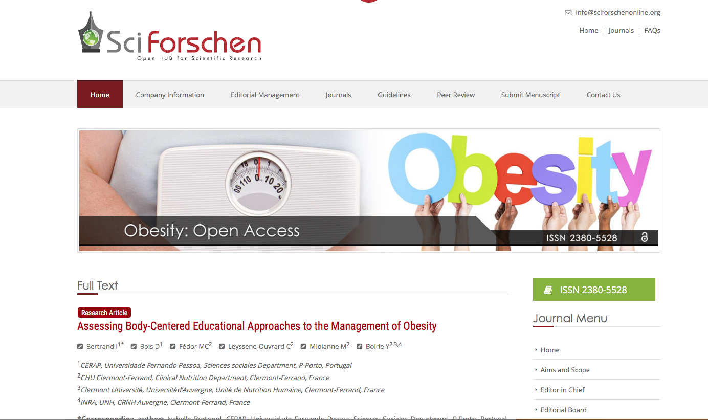 Assessing Body-Centered Educational Approaches to the Management of ...